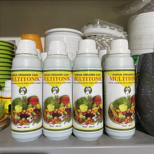 Jual pupuk organik cair multitonik 300 ml untuk buah dan sayuran - 300 ...