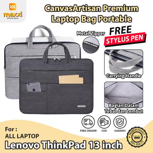 Jual Lenovo ThinkPad 13 inch Tas Laptop Sleeve Soft Case Handle Cover ...