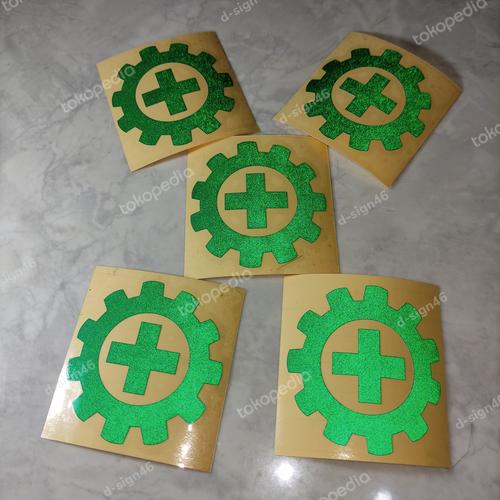Jual Sticker Cutting K3 Safety First Hijau Reflective - Hijau Reflectiv ...