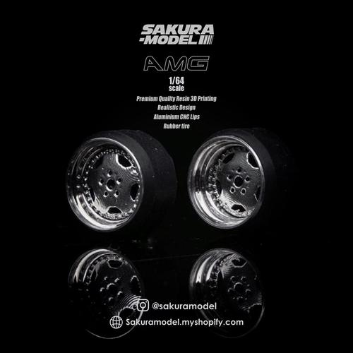 Jual 1/64 Custom Wheels Sakura model AMG Hammer - Black - Kota Depok ...