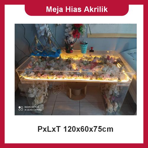 Jual Meja Hias Akrilik Custom PxLxT 120x60x75cm - Packing Kayu - Kota ...