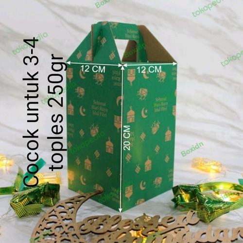Jual Box Lebaran 3 Toples 250gr Box Lebaran Cookies Box Lebaran Kue ...