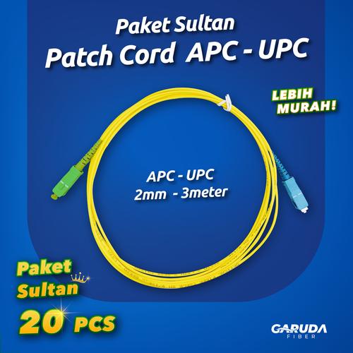 Jual Patchcord APC - UPC - (3m) PAKET SULTAN 20pcs - Kab. Sidoarjo ...