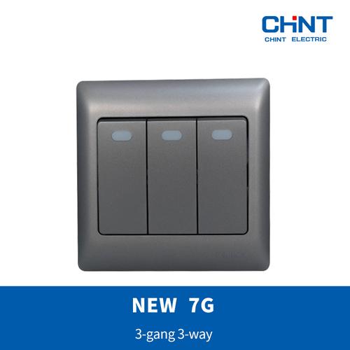 Promo CHINT NEW7G-Gray Black 3-gang 1-way switch/saklar - Jakarta Barat ... Promo CHINT NEW7G-Gray Black 3-gang 1-way switch/saklar - Jakarta Barat ...