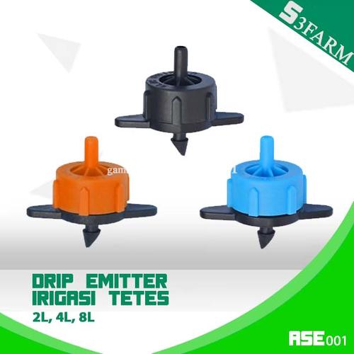 Jual DRIPPER EMITTER 2 4 8 L/H L PC DRIP SYSTEM IRIGASI TETES SELANG PE ...