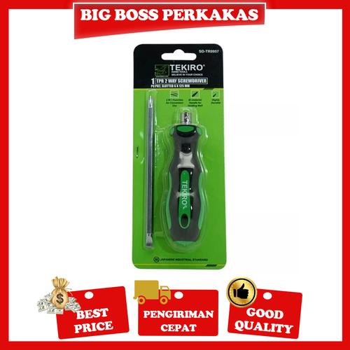 Jual Obeng 2 Arah TPR Tekiro / obeng bolak balik 125mm / 2 arah / two ...