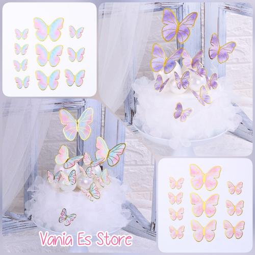 Jual Topper Cake Butterfly / Kupu Kupu Dekorasi Kue - 6 Pink - Jakarta ...