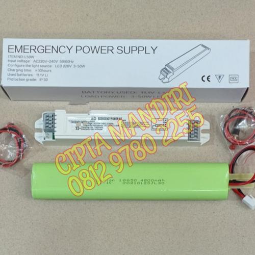 Jual EMERGENCY BATTERY LED 50 WATT POWERPACK BATERE NICAD POWER PACK ...
