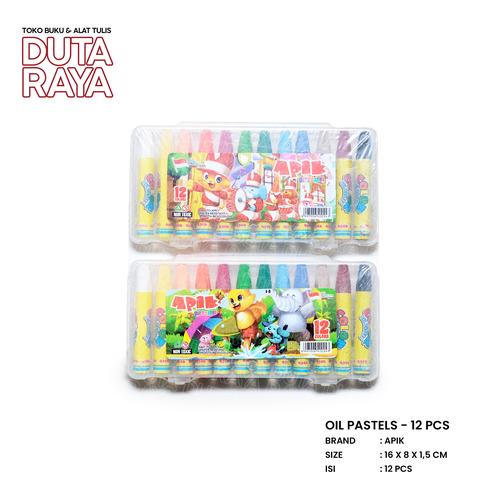 Jual Crayon Apik/ Oil Pastels/Crayons Isi 12 warna - Jakarta Barat ...