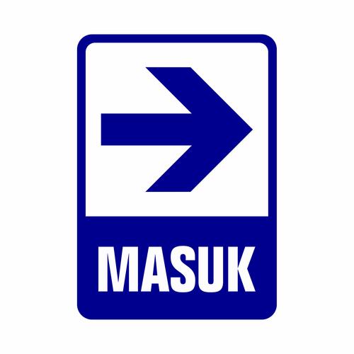 Jual RAMBU SIGN JALUR MASUK UKURAN 35X50CM - Kab. Bandung Barat ...