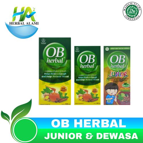 Jual OB Herbal Plus Madu Syrup - Sirup Obat Batuk Herbal - 30ML ...