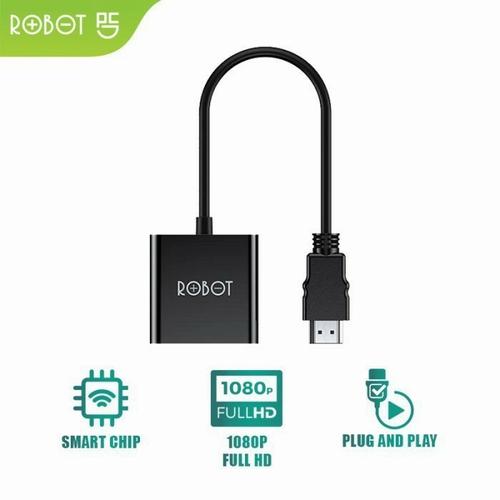 Jual Robot RHV10 Converter Adapter HDMI to VGA / Konektor HDMI ke VGA ...