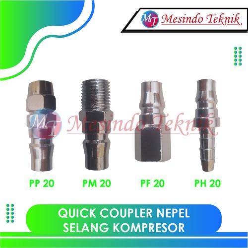 Jual Quick Coupler Nepel Selang Kompresor Angin - TIPE PF-20 - Kab ...