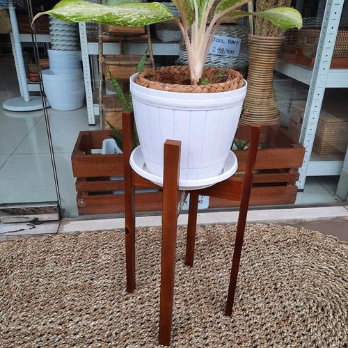Jual Standing Pot Kayu / Tatakan Pot Kayu / Standing Pot Tanaman Bunga ...
