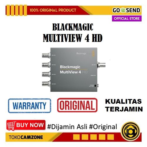 Promo Blackmagic Design Multiview 4 HD Multiviewer 4 Input SDI Cicil 0% ...