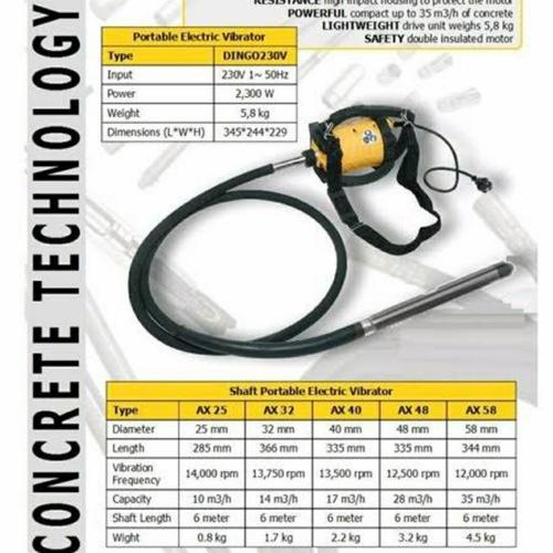 Jual Selang Vibro Enar Dingo dan fox type AX40 head 40mm dan selang ...