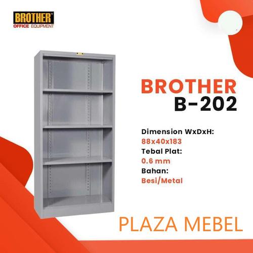 Jual Lemari Rak Besi Serbaguna BROTHER / Rak Arsip Metal B202 - Kota ...