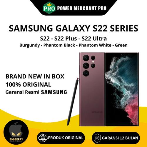 Jual (RESMI) Samsung Galaxy S22 Ultra S22+ Plus S22 128GB 256GB 512GB ...