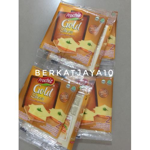 Jual Keju Prochiz gold Slice 1 renceng isi 8x2 lembar Cheese Slices ...