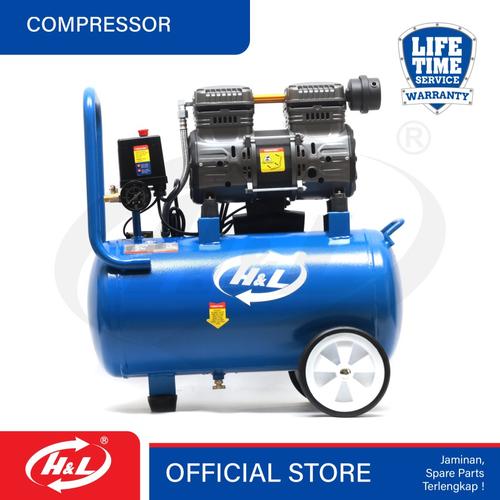Jual H&L Kompresor Angin Oilless Silent 30L | Air Compressor HnL 30 ...