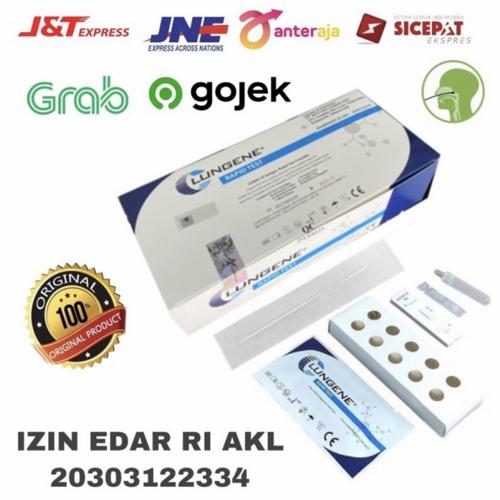 Jual Alat Test Swab Antigen Clungene Lungene Biru AKL Kemenkes - 1box ...