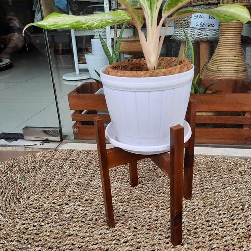 Jual Standing Pot Kayu / Tatakan Pot Kayu / Standing Pot Tanaman Bunga ...