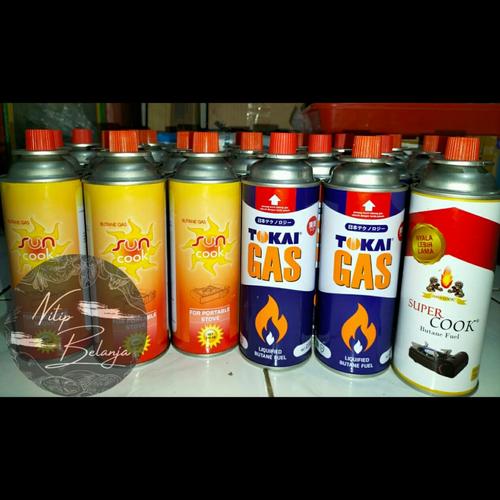 Jual Kaleng Gas Portable Kosong Bekas Refill Isi Ulang Sun Cook Tokai ...