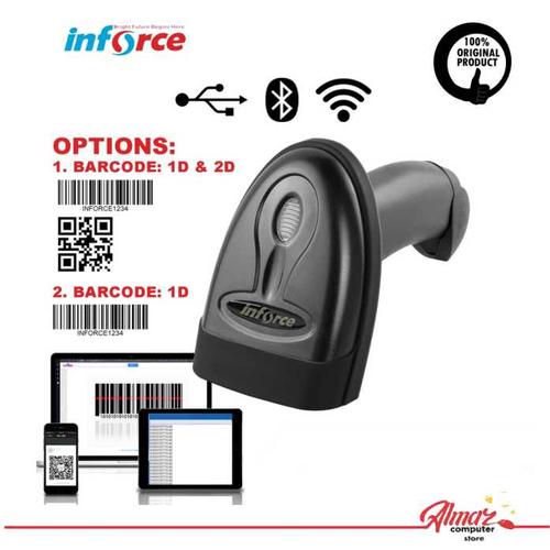 Jual INFORCE WIRELESS BLUETOOTH USB BARCODE SCANNER T8 2D - Kab. Sleman ...