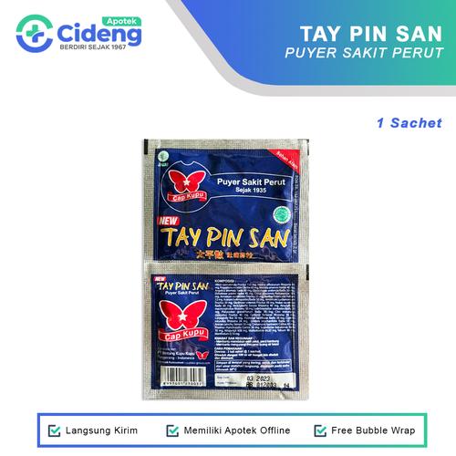 Jual TAY PIN SAN Puyer Sakit Perut Sachet @2g Obat Kembung & Diare ...