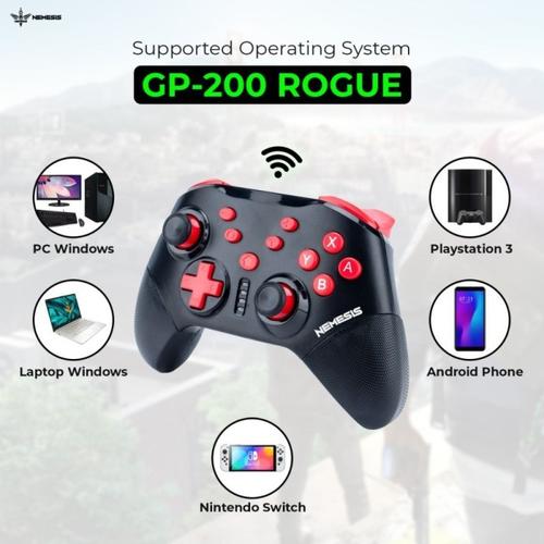 Jual Gamepad NYK GP 200 Gamepad Bluetooth Dual Mode Gaming Controller ...
