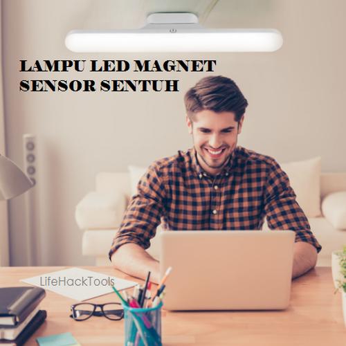 Jual LAMPU LED MAGNET SENSOR SENTUH MIRROR LIGHT MULTIFUNGSI - Putih ...