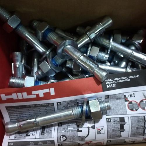 Jual hilti dinabolt M12 x 100 mm | hsa 12x100 | Trubolt hilti - Jakarta ...