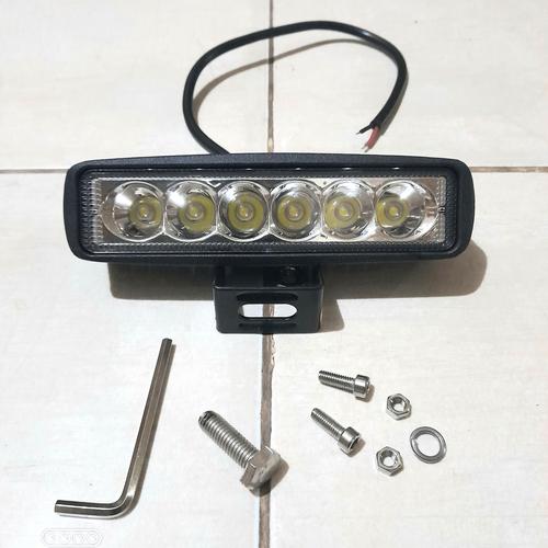 Jual Foglamp Led Lampu Sorot 6 Mata Mobil Universal ( Harga Satuan ...