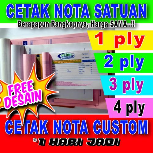 Jual CETAK NOTA, BON, KWITANSI, INVOICE, SURAT JALAN BISA SATUAN - Kota ...