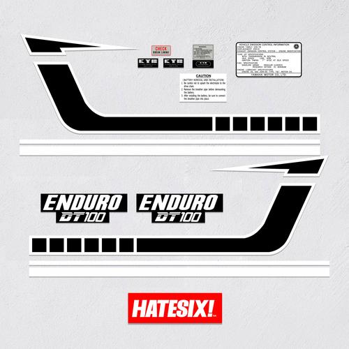 Jual Sticker Stiker Decal Yamaha DT 100 Custom Hatesix - Jakarta Barat ...
