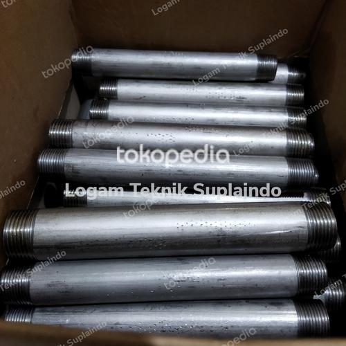 Jual Pipa Neppel SS304 (40cm) Uk 3 Inch / Pipe Thread SS 304 (40cm ...