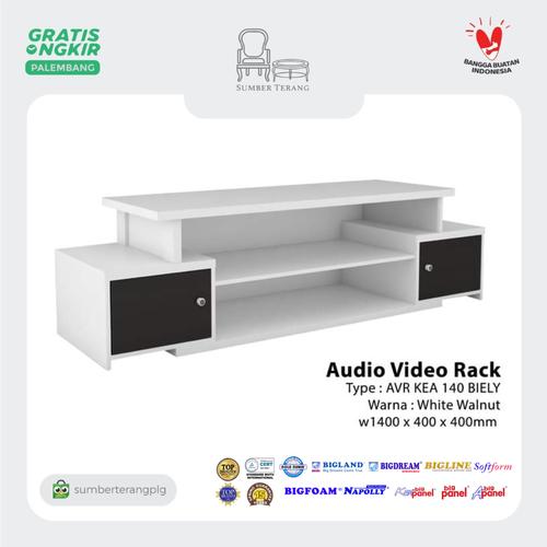 Jual Rak TV Meja TV Pendek Buffet TV Audio Visual Rack AVR Kea 140 ...