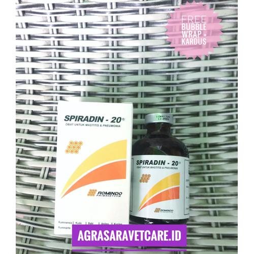 Jual SPIRADIN-20 50 ml ( spyramicin obat pneumonia mastitis sapi ...
