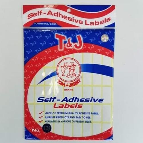 Jual Label T&J 125/Label TJ/Label Tom/Stiker Sticker Tom/Self Adhesive ...