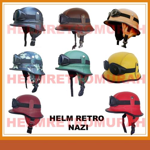 Jual Helm Nazi Retro Klasik Bergaransi - Hitam - Kab. Sidoarjo ...