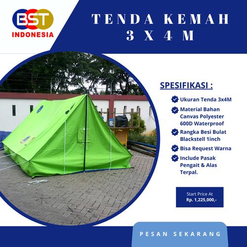 Jual TENDA KEMAH UKURAN 3X4M TENDA REGU TENDA CAMPING PRAMUKA SERBAGUNA ...