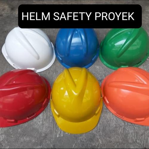Jual Helm Safety Proyek Kontraktor Model V Murah 6 Warna - Putih ...