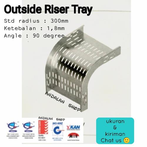 Jual Outside Riser Tray 200x 50/kabel tray outside/ tray outside 200 x ...