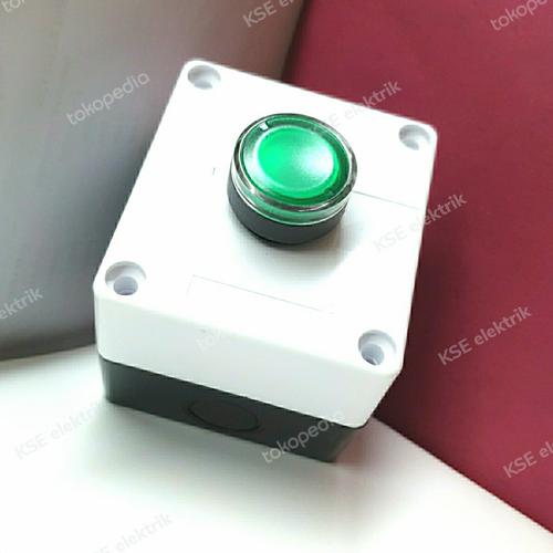 Jual Box push button lampXB5-AW 22mm 1NO /220v(10a) - Kuning - Jakarta ...