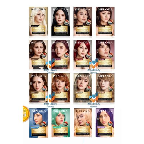Promo Implora Permanent Hair Color - Pastel Edition Pewarna Cat Rambut ...
