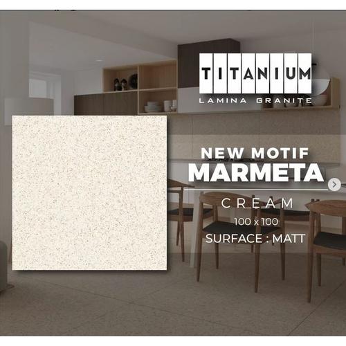 Jual Titanium Marmeta Cream Matt uk. 100x100 | Lamina Granite Tile ...