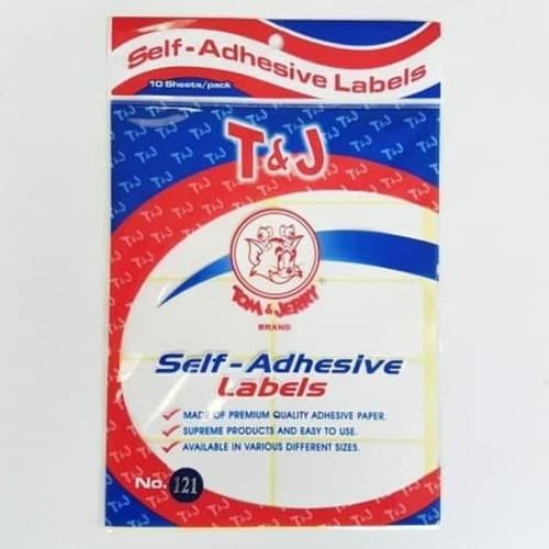 Jual Label T&J 121/Label TJ/Label Tom/Stiker Sticker Tom/Self Adhesive ...