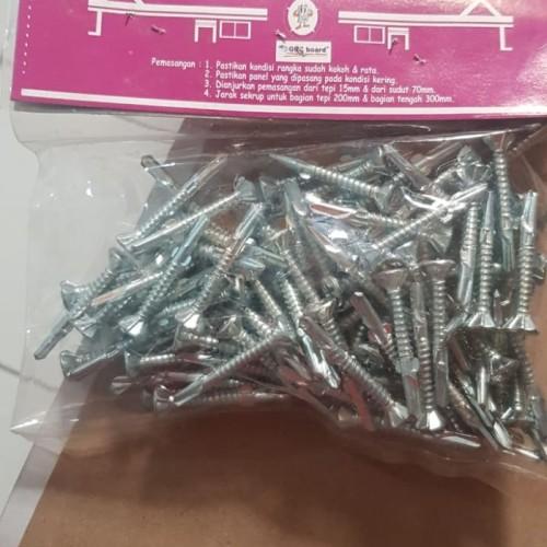 Jual Skrup Superpanel u/ GRC Board uk 9mm - 15mm isi +/- 100PCS ...