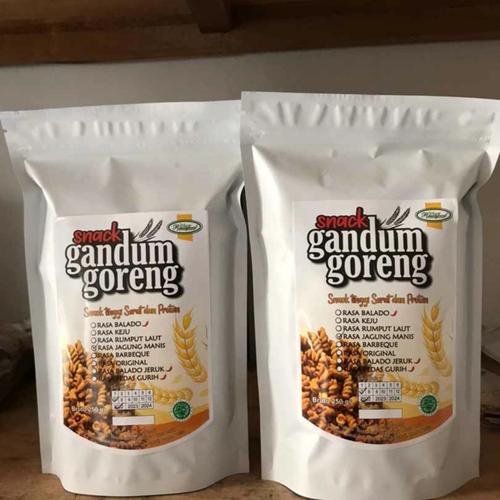 Jual Gandum Goreng 250gr | Makanan Ringan | Cemilan | Snack Renyah ...