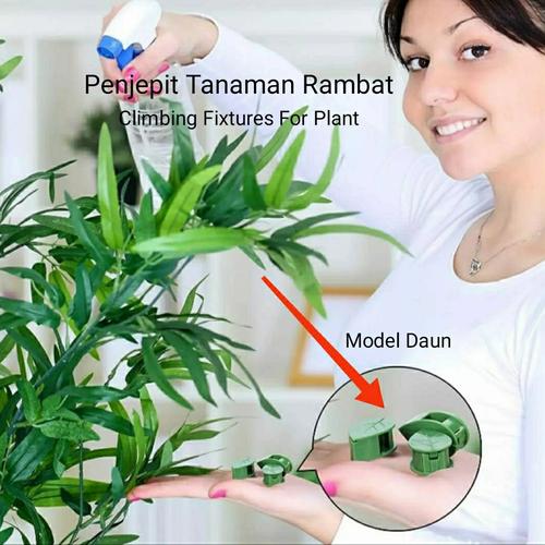 Jual Penjepit Tanaman Rambat Climbing Fixtures For Plant Model Daun 10 ...